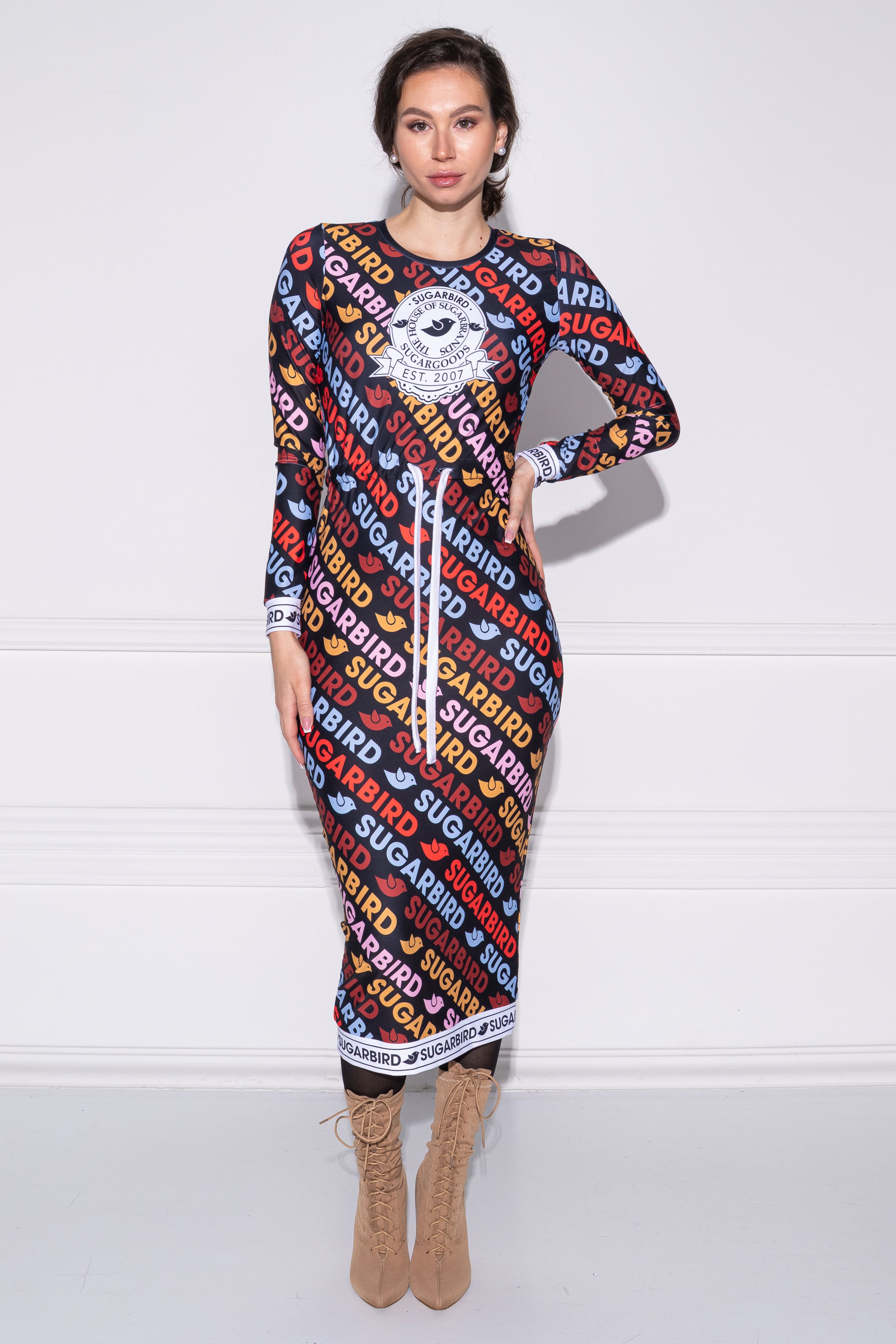 Rohi Monogram Buzz Dress – Sugarbird